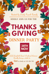 23.9K+ Free Thanksgiving Poster Templates | PosterMyWall